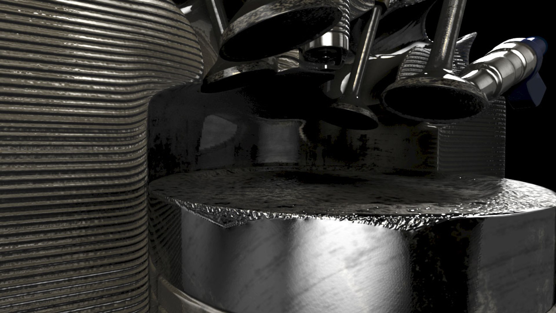 3d Obj Cylinder Engine