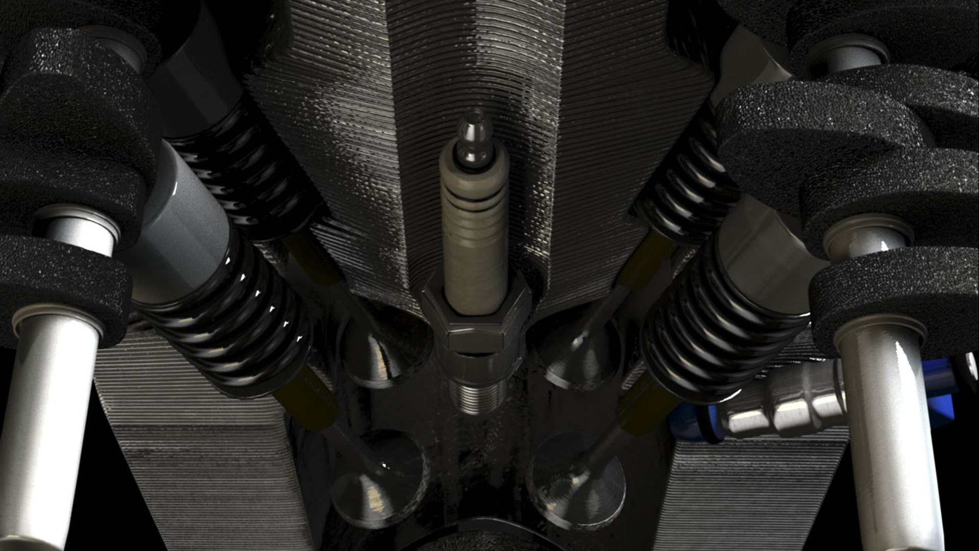 3d Obj Cylinder Engine