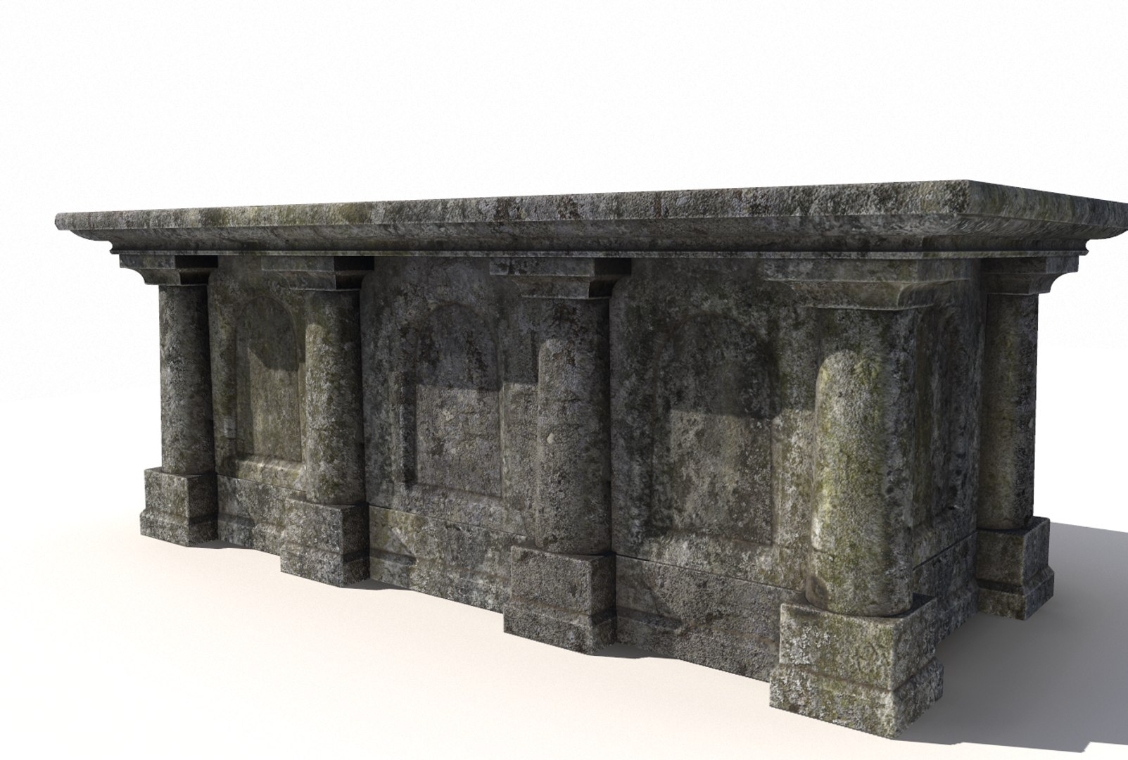 Old Stone Altar Model - TurboSquid 1501962