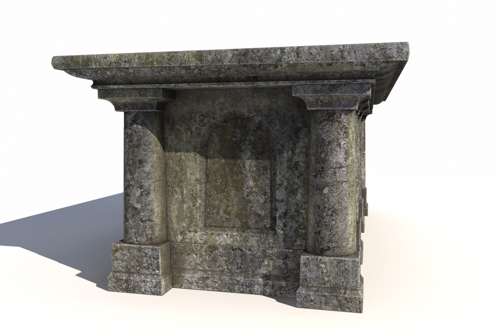 Old Stone Altar Model - TurboSquid 1501962