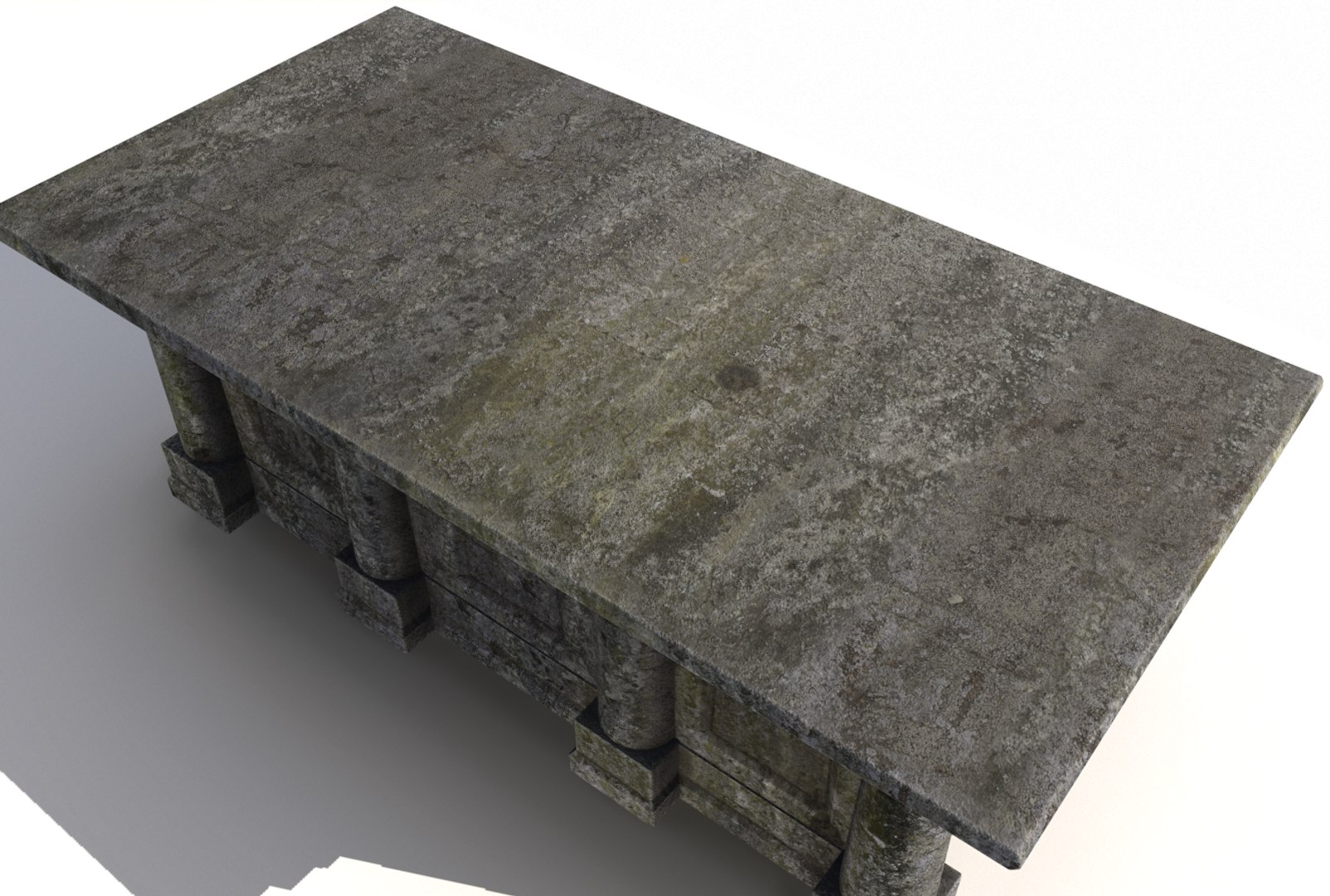 Old Stone Altar Model - TurboSquid 1501962