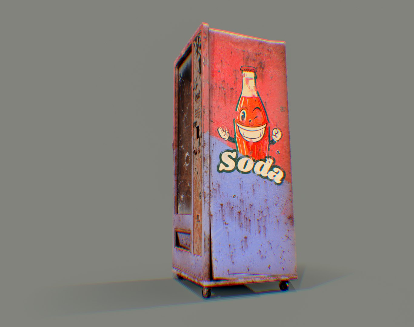 Rusty Vending Machine 3D Model - TurboSquid 2312381