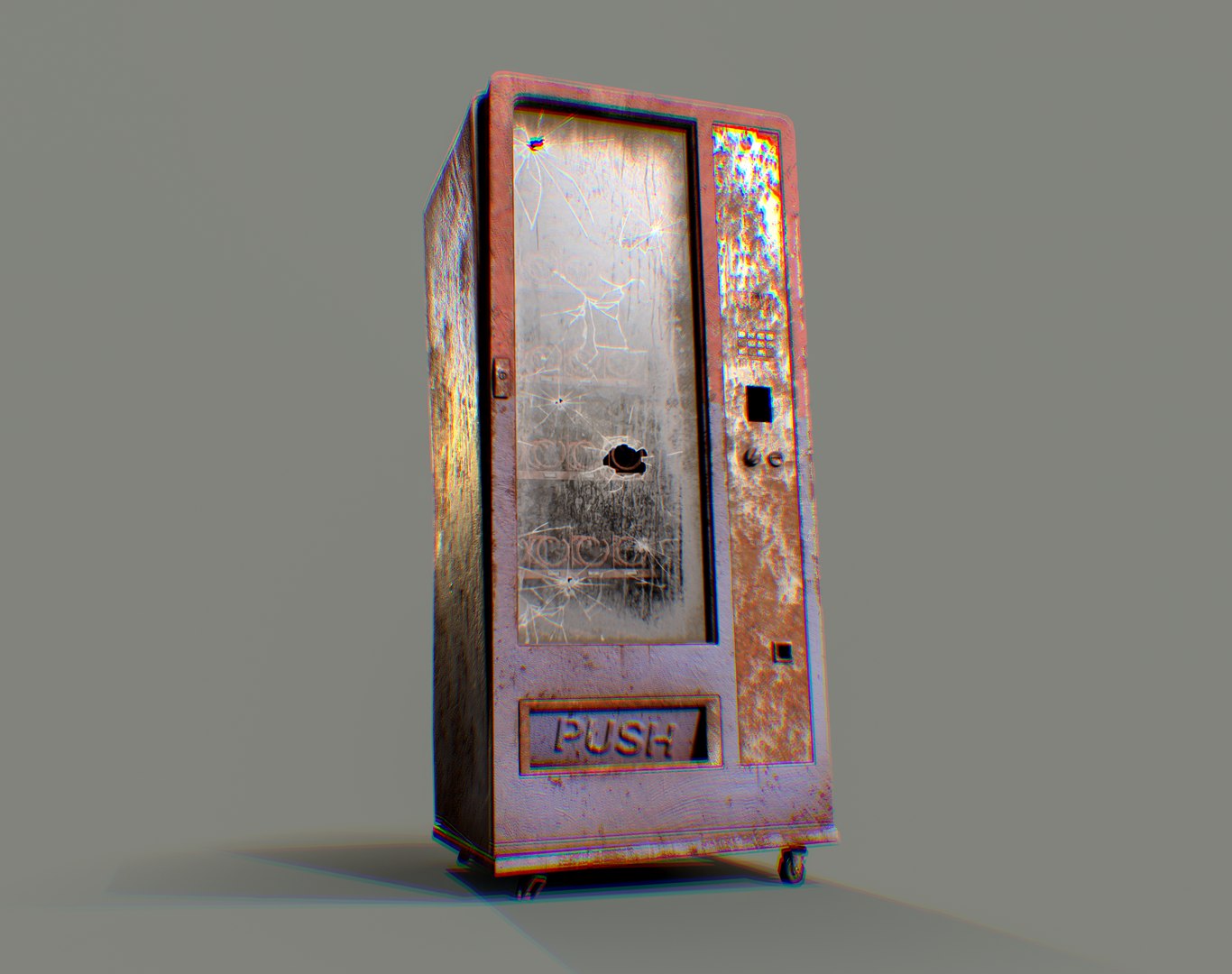 Rusty Vending Machine 3D Model - TurboSquid 2312381