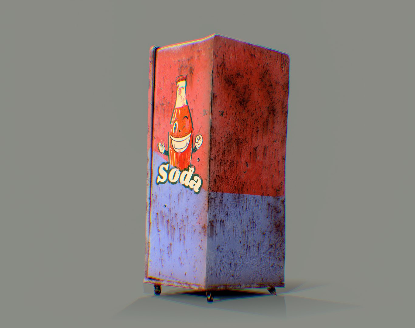 Rusty Vending Machine 3D Model - TurboSquid 2312381