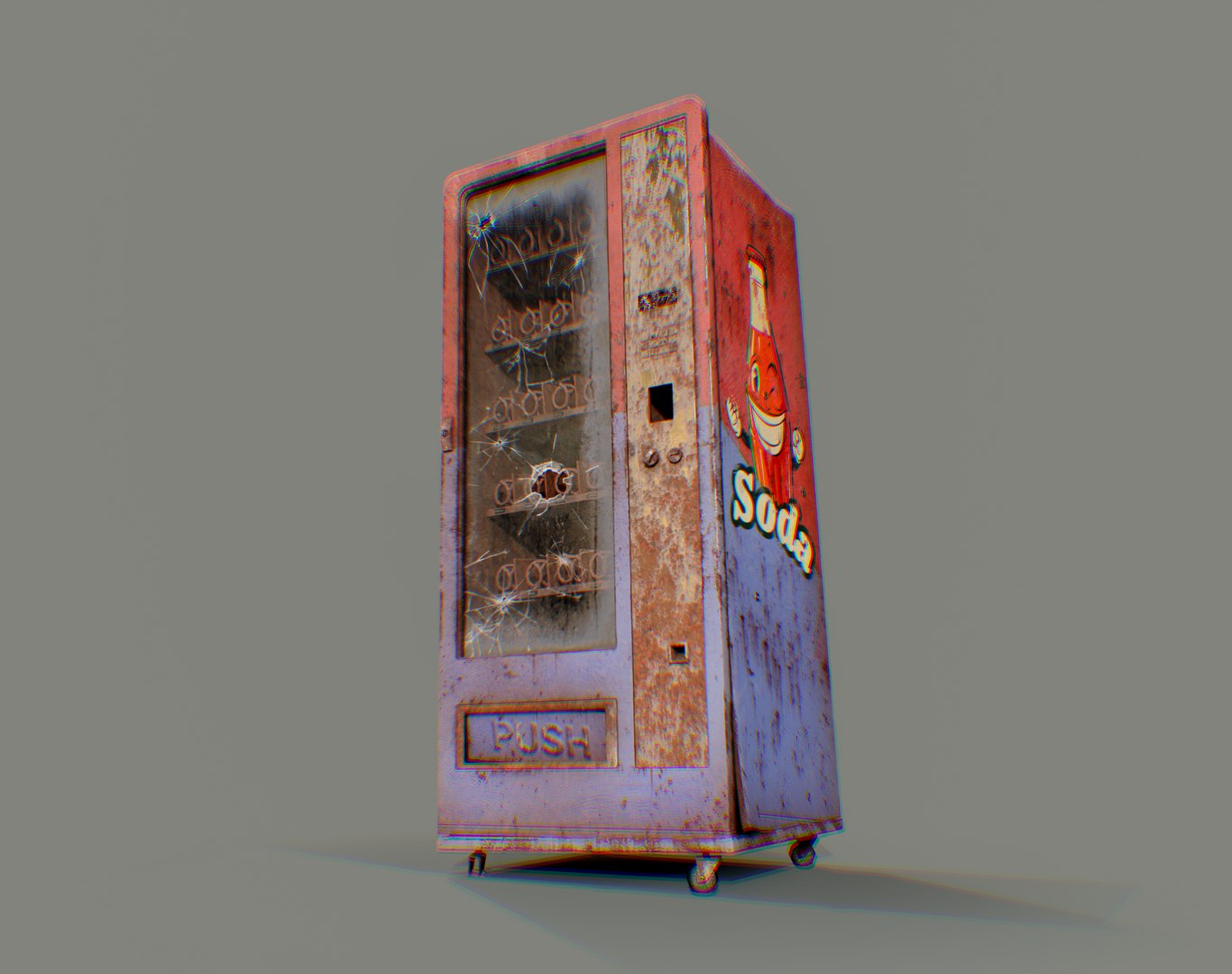 Rusty Vending Machine 3D Model - TurboSquid 2312381