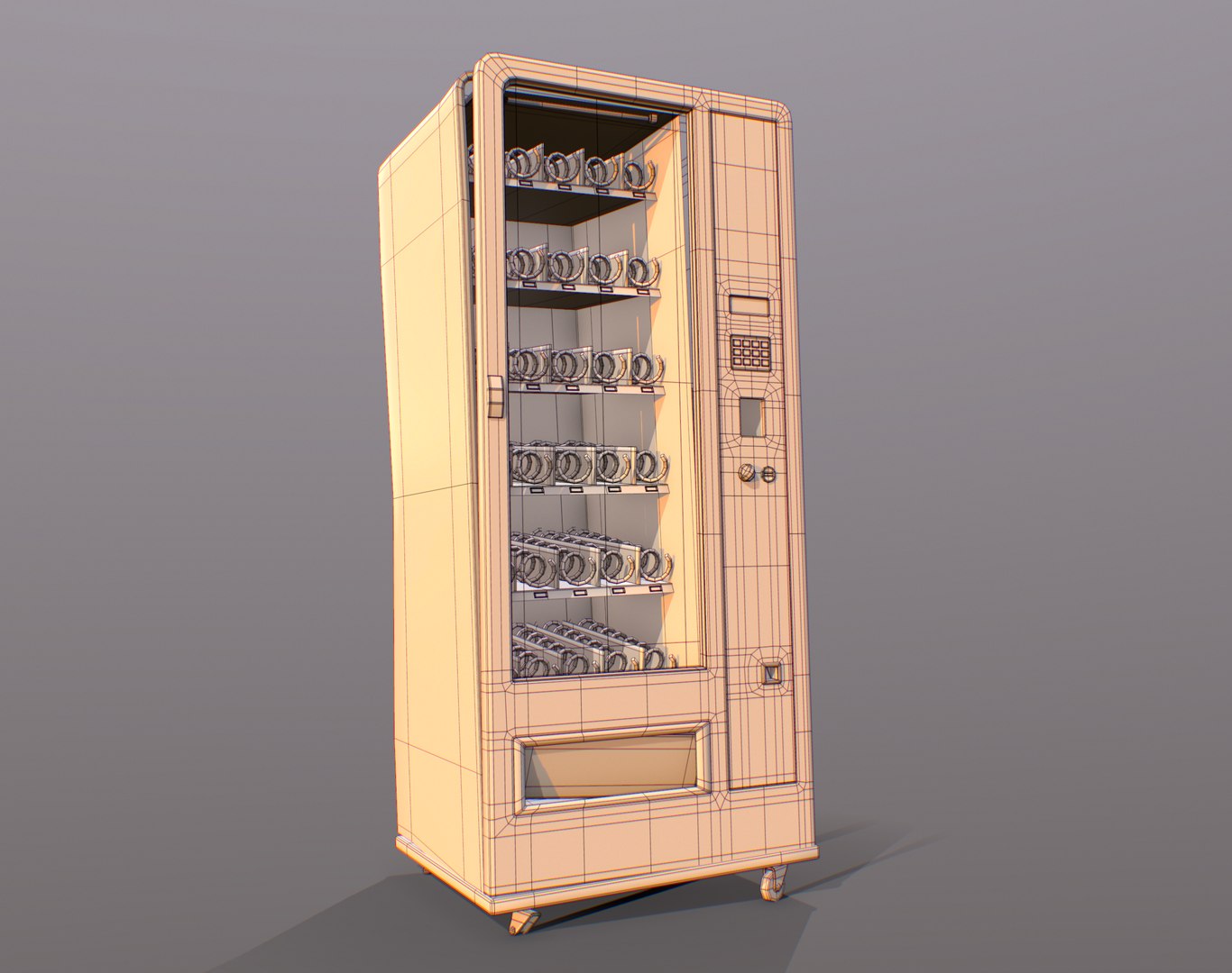 Rusty Vending Machine 3D Model - TurboSquid 2312381