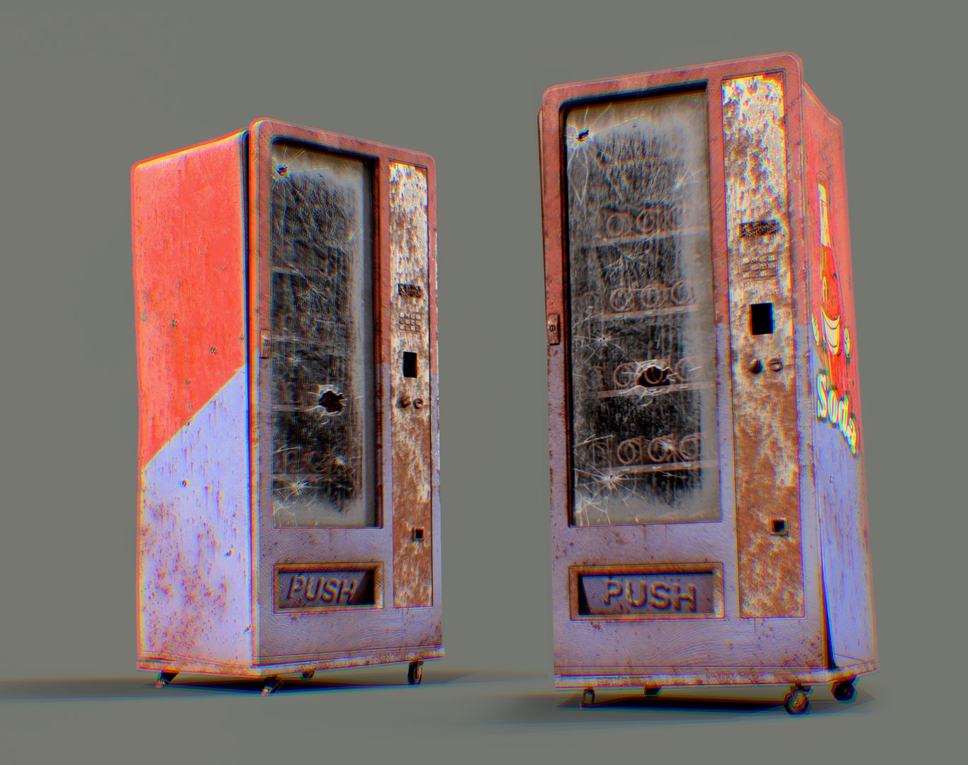 Rusty Vending Machine 3D Model - TurboSquid 2312381