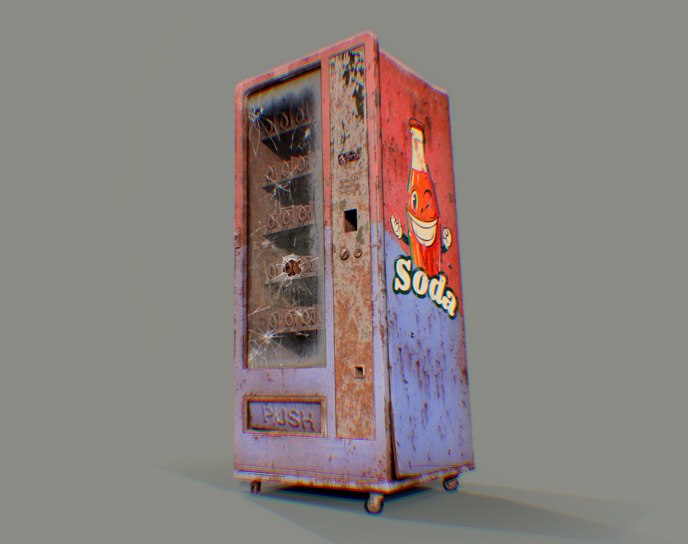 Rusty Vending Machine 3D Model - TurboSquid 2312381