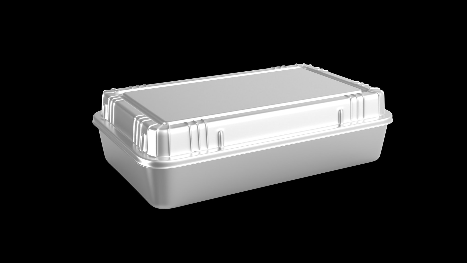 3D Foil Food Tray 3D Model - TurboSquid 2222931