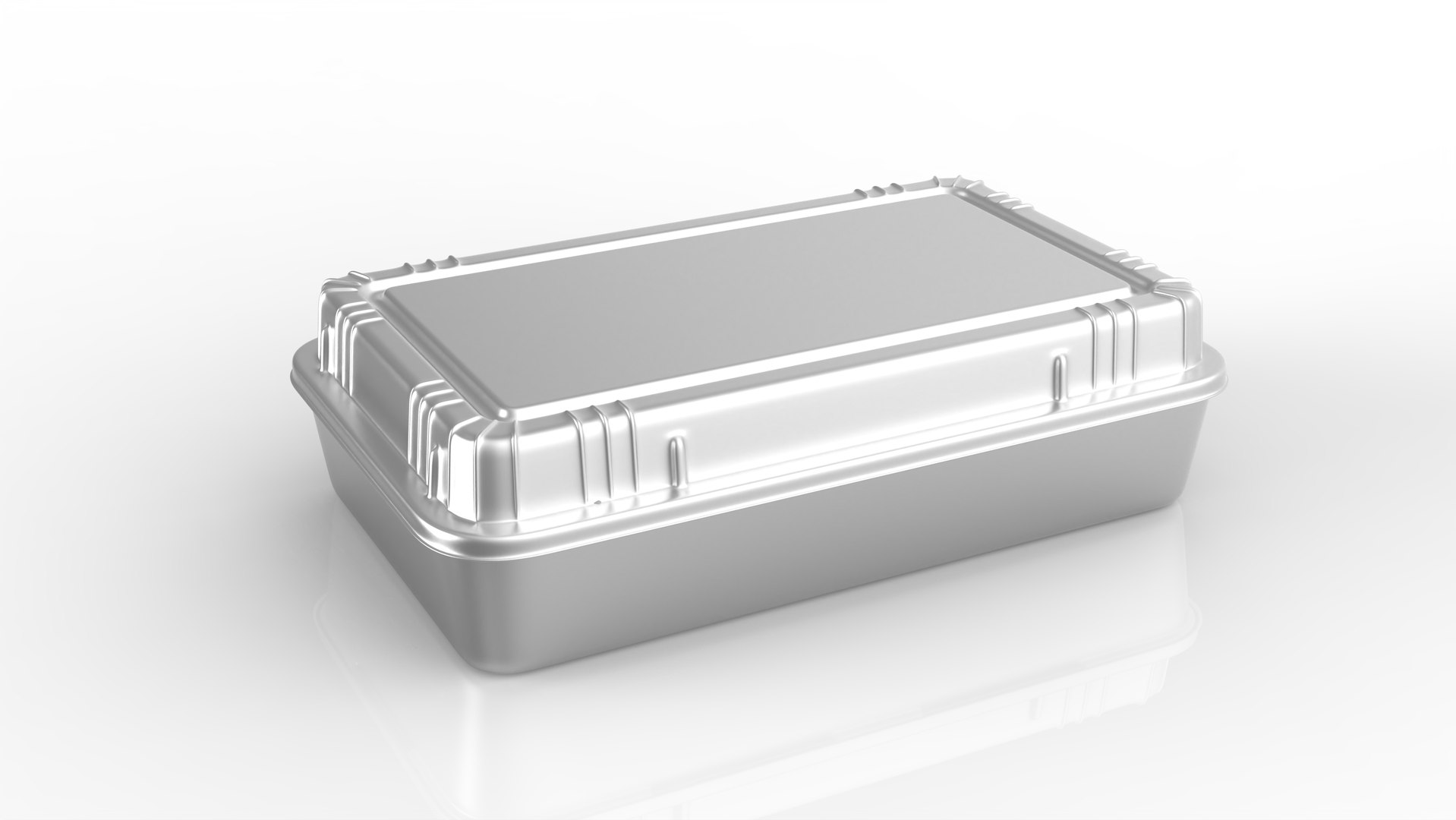 3D Foil Food Tray 3D Model - TurboSquid 2222931