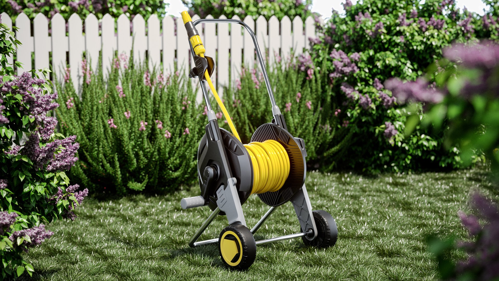 HOSE CART 3D Model - TurboSquid 1946690