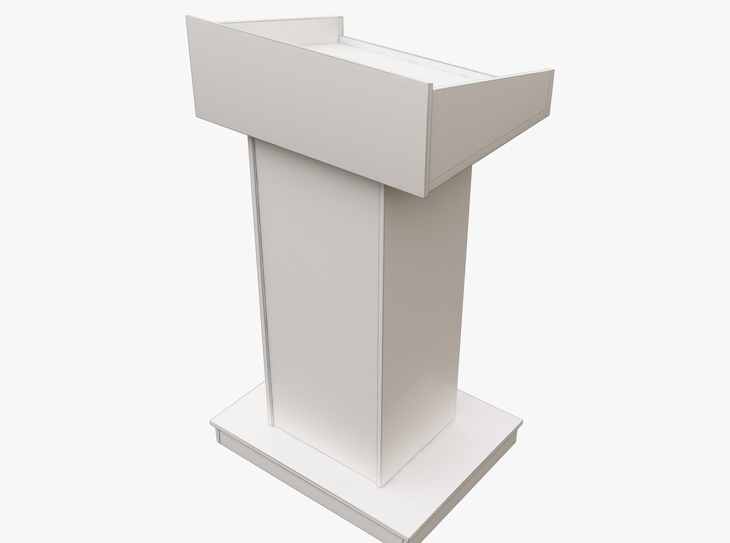 3D Model Lectern - TurboSquid 1825005