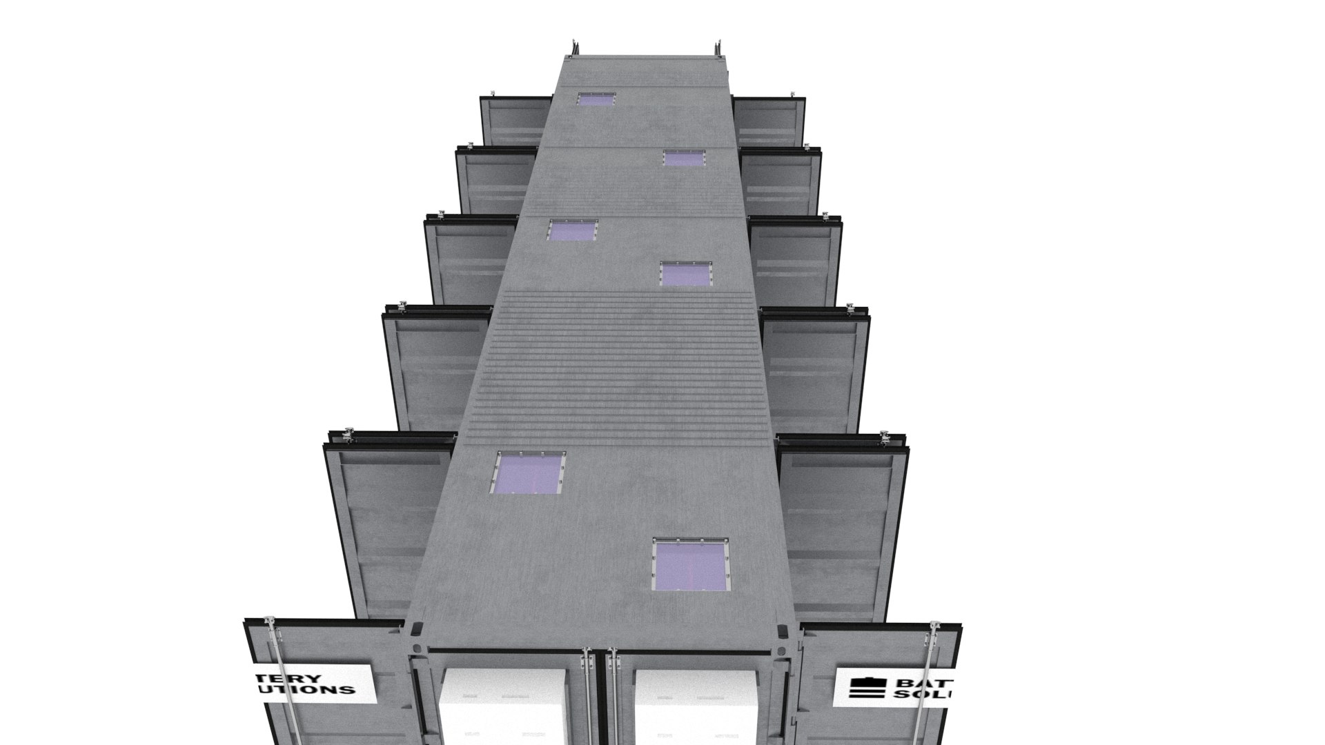 Battery Energy Storage System Container BESS 3D Model - TurboSquid 2286057