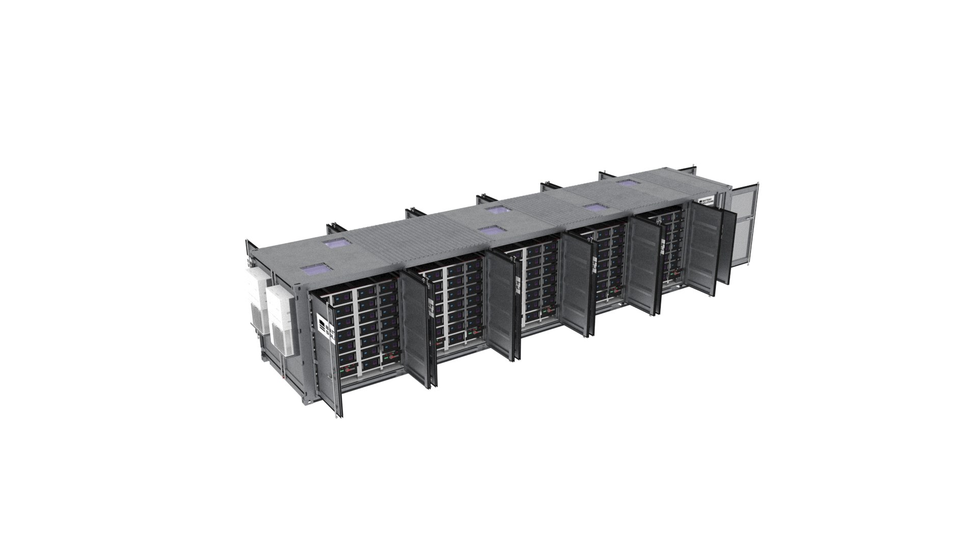 Battery Energy Storage System Container BESS 3D Model - TurboSquid 2286057