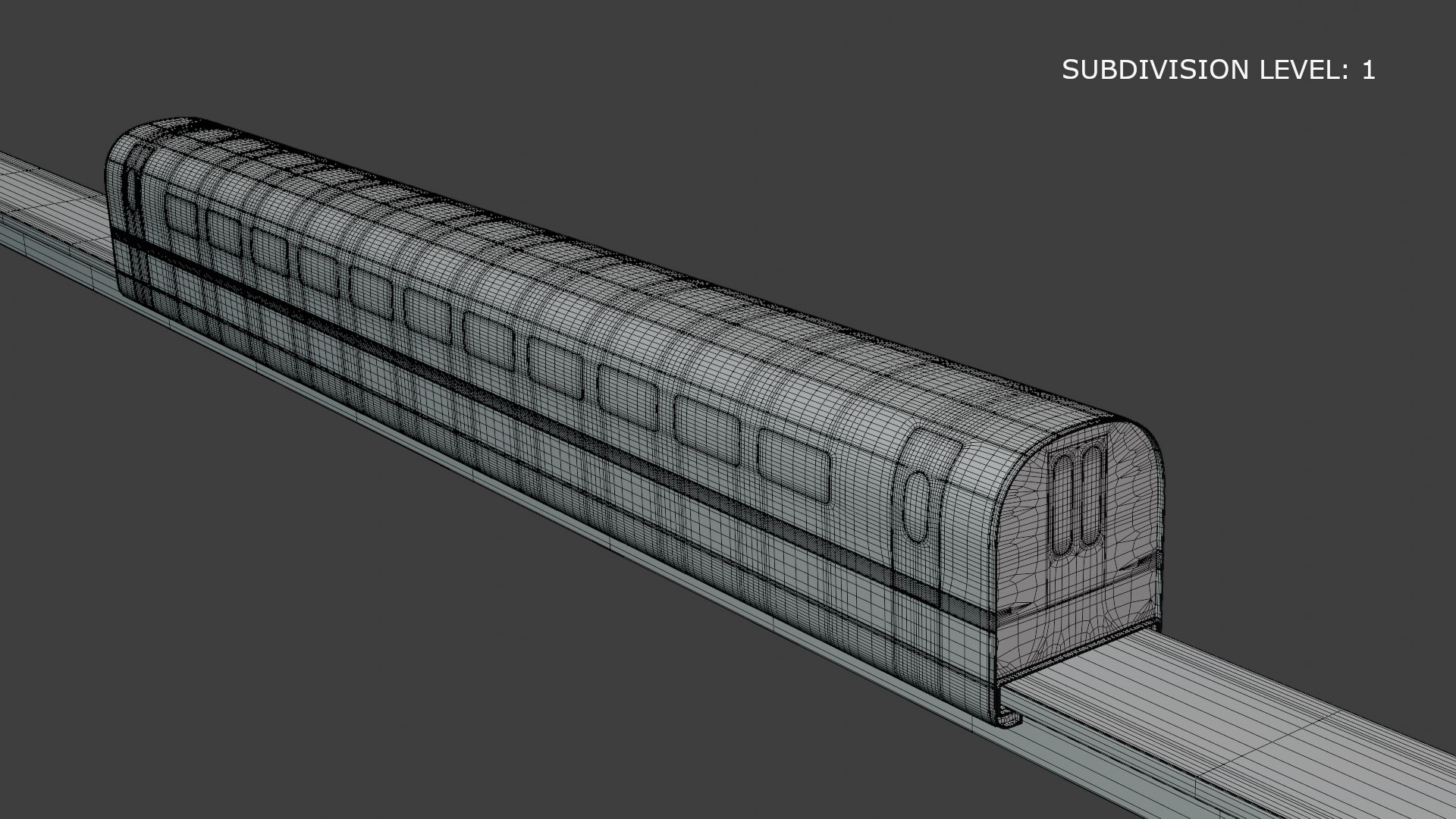 Maglev Middle Coach 3D - TurboSquid 2083001