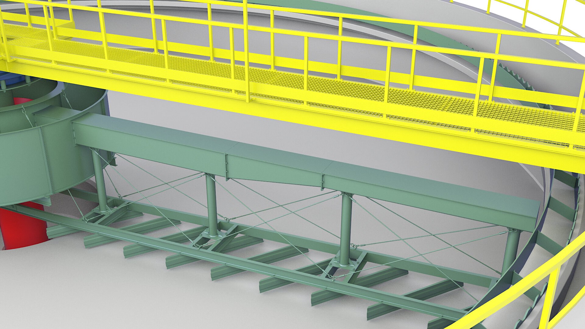 Circular Wastewater Treatment Plant 2 3D Model - TurboSquid 1775950
