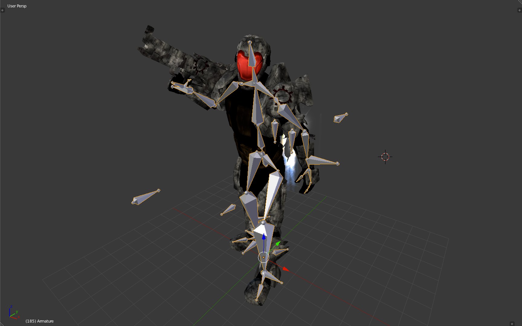 Jetpack Man 3d Model