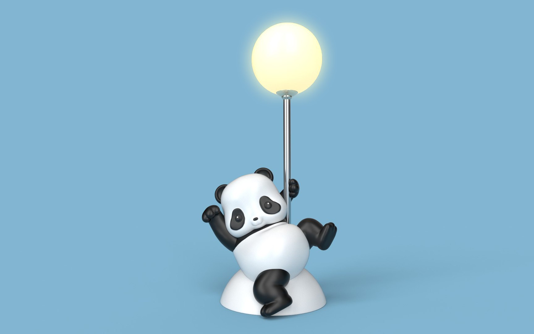 Panda Lamp 3D - TurboSquid 2213886