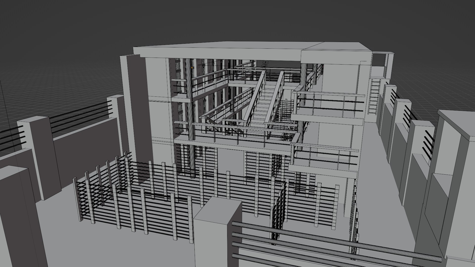 3D Prison Model - TurboSquid 1999936