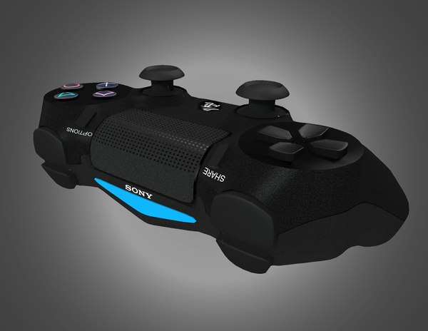 dualshock controller res 3d model