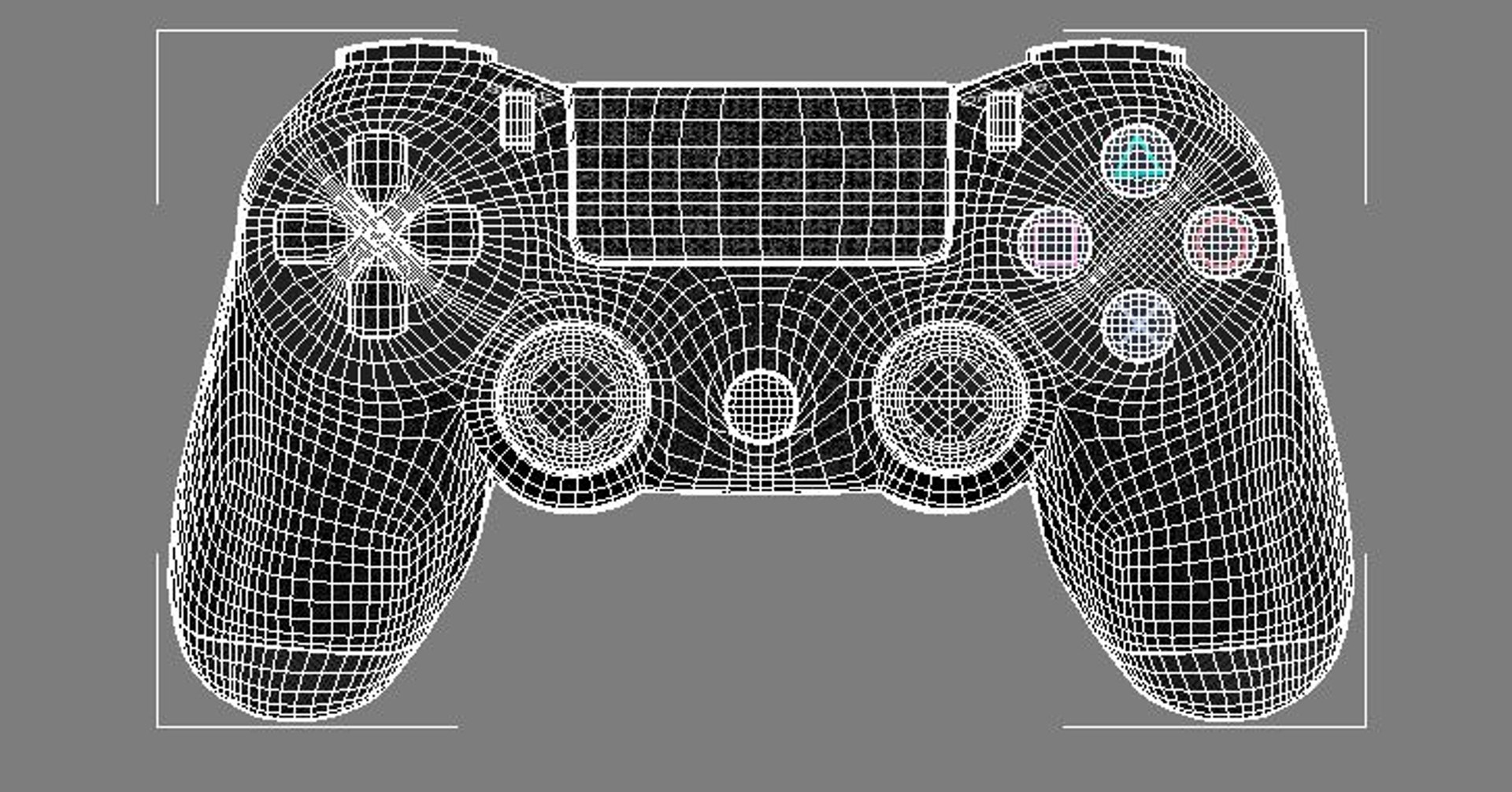 Dualshock Controller Res 3d Model