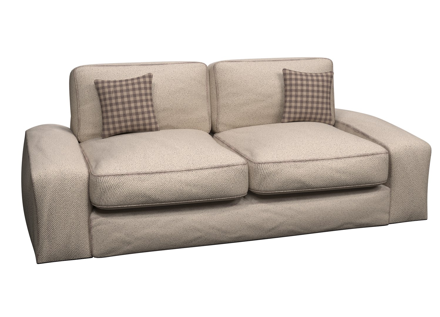 Traditional 2 Seater Sofa 3D Model - TurboSquid 2038744