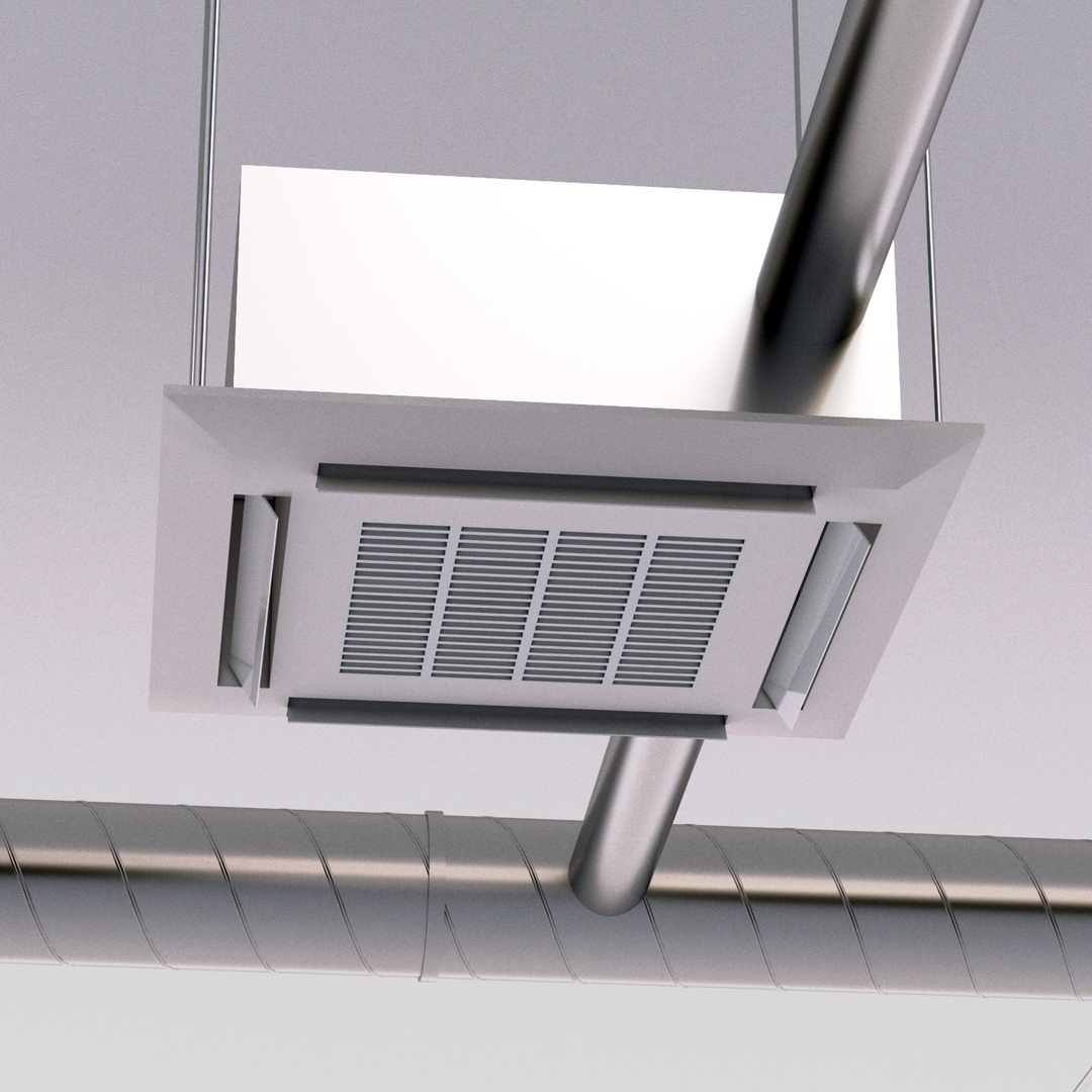 Ceiling air conditioning 3D model - TurboSquid 1160037