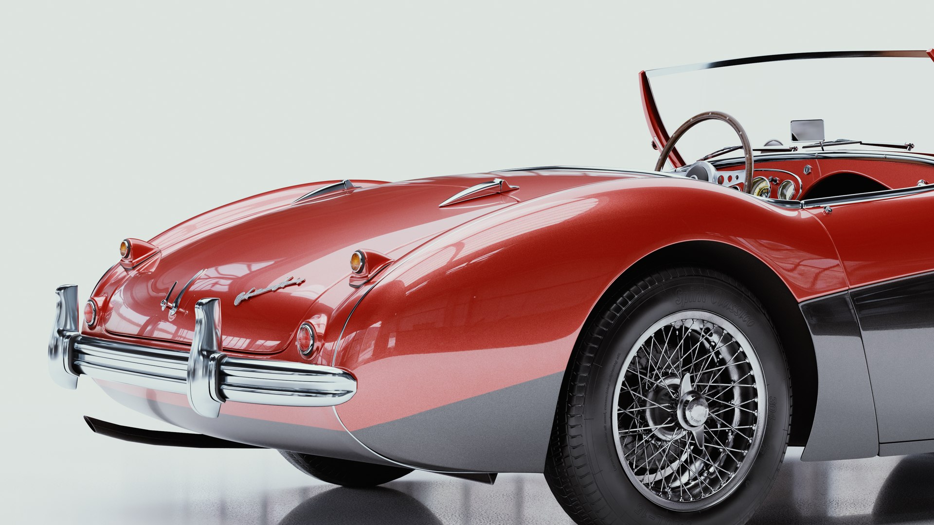 3D austin-healey 100 model - TurboSquid 1151177
