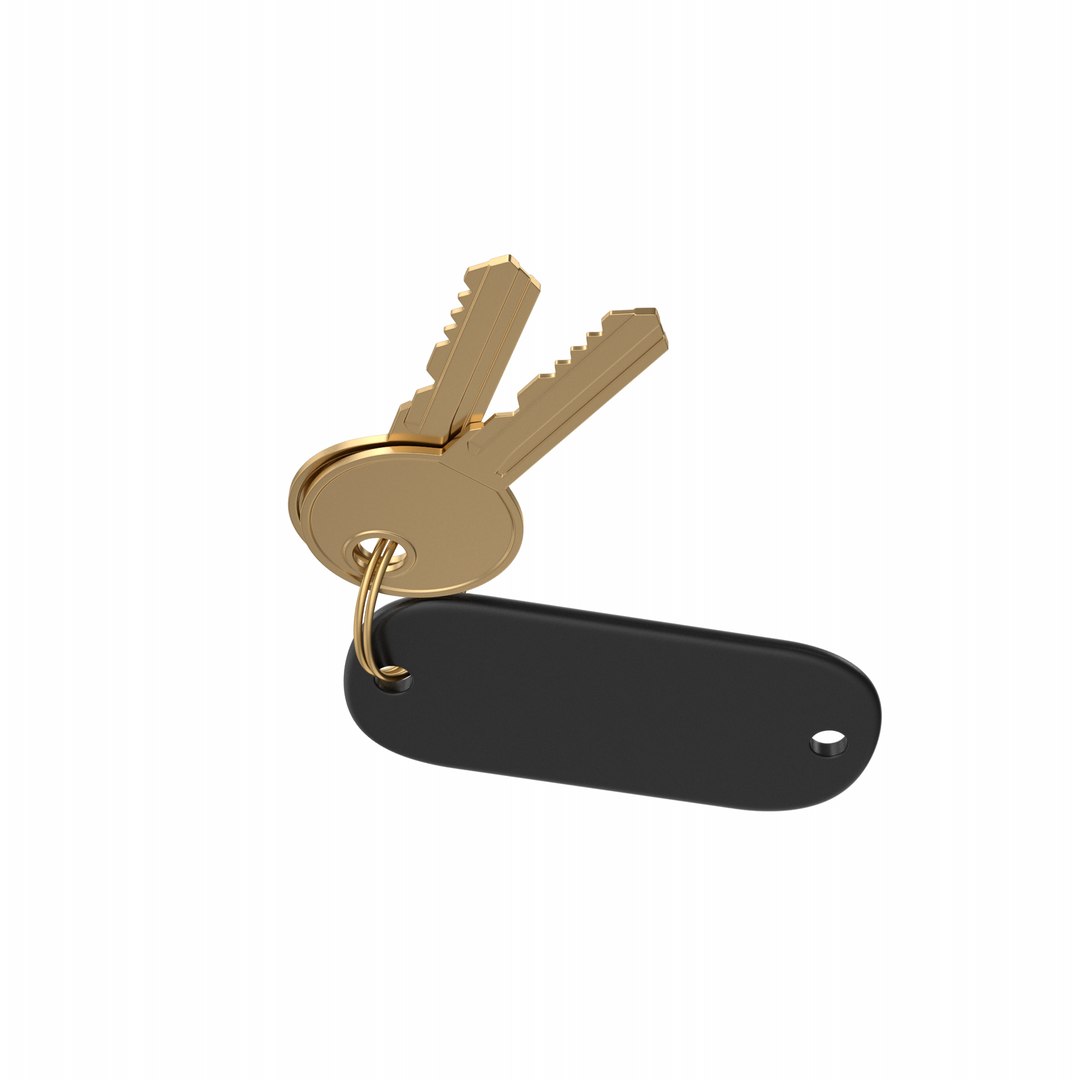 3D Gold Hotel Room Keys Model - TurboSquid 2237004