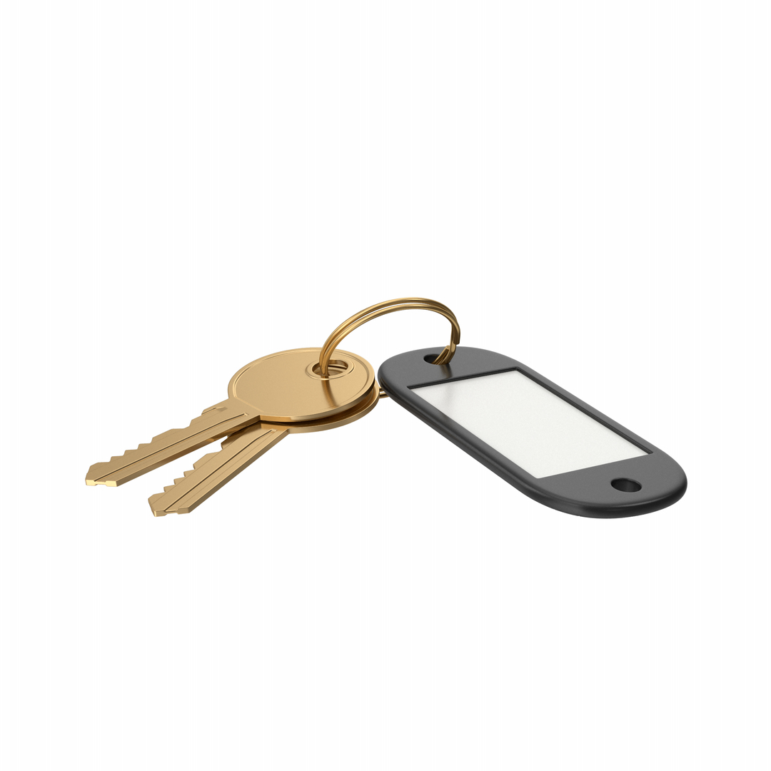 3D Gold Hotel Room Keys Model - TurboSquid 2237004
