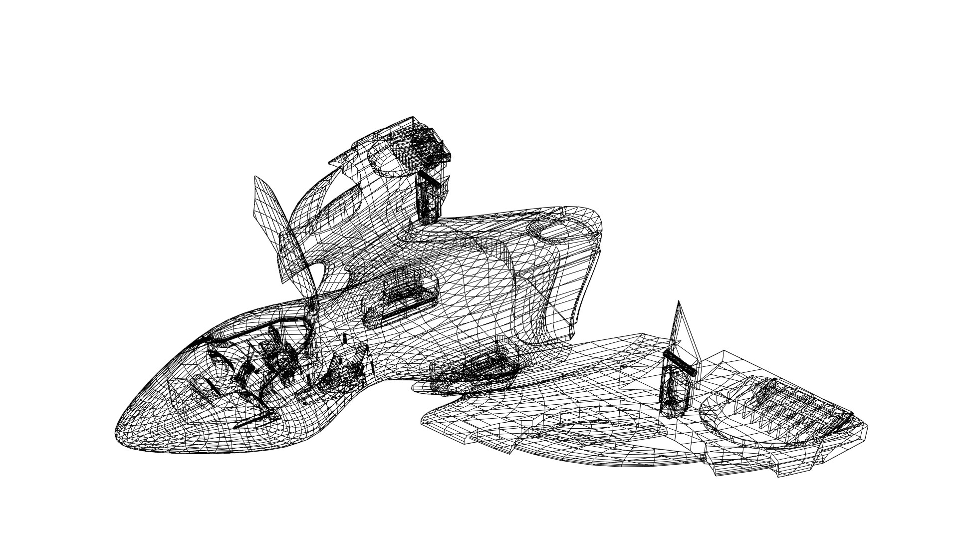 3D Aerodynamic Spaceship Mini - TurboSquid 2275852