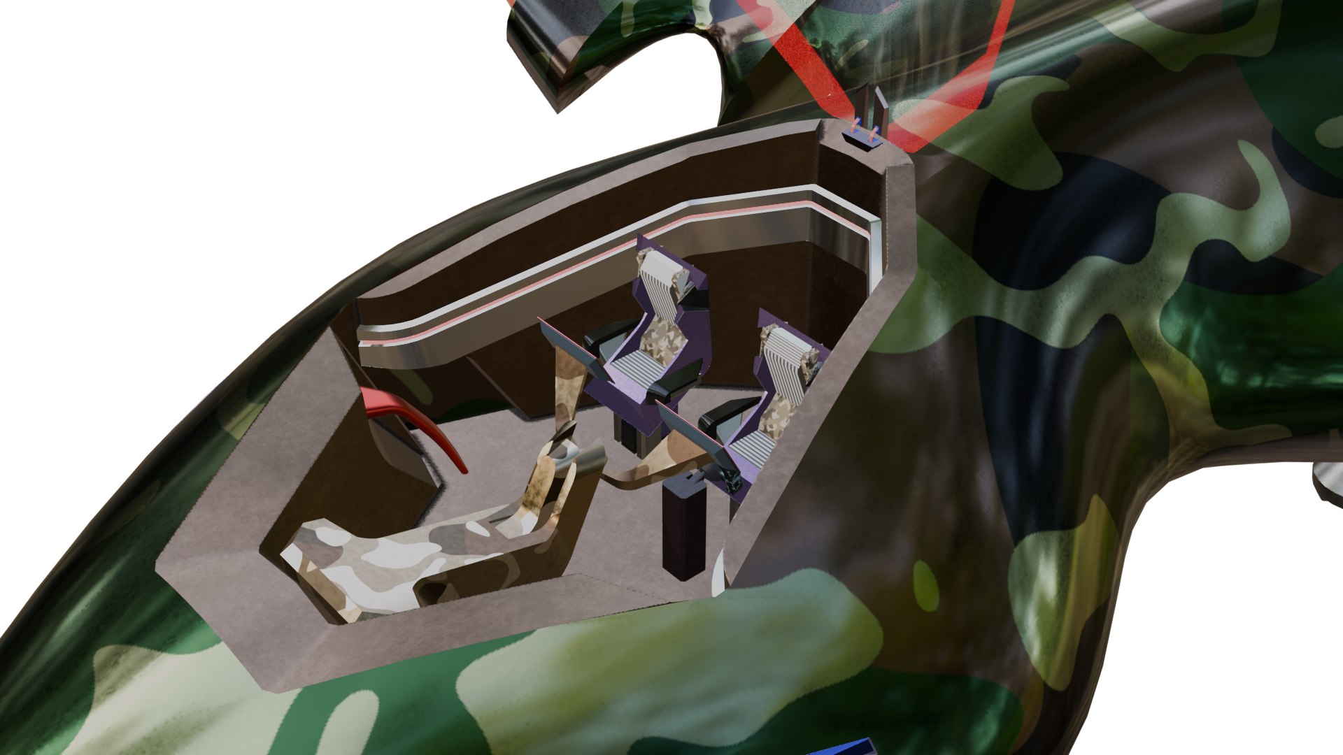 3D Aerodynamic Spaceship Mini - TurboSquid 2275852