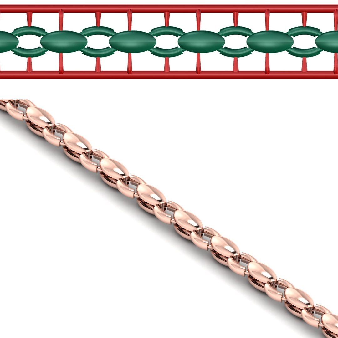 3D JEWELLERY DIRECT CASTING CHAIN NECKLACE 3D Model - TurboSquid 2173209