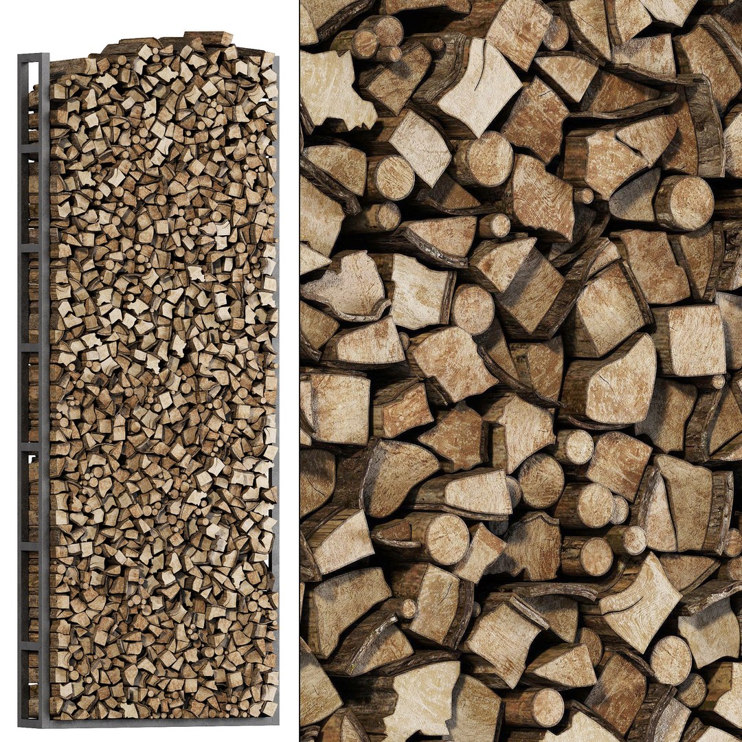 Firewood Decor N7 3D - TurboSquid 1930185