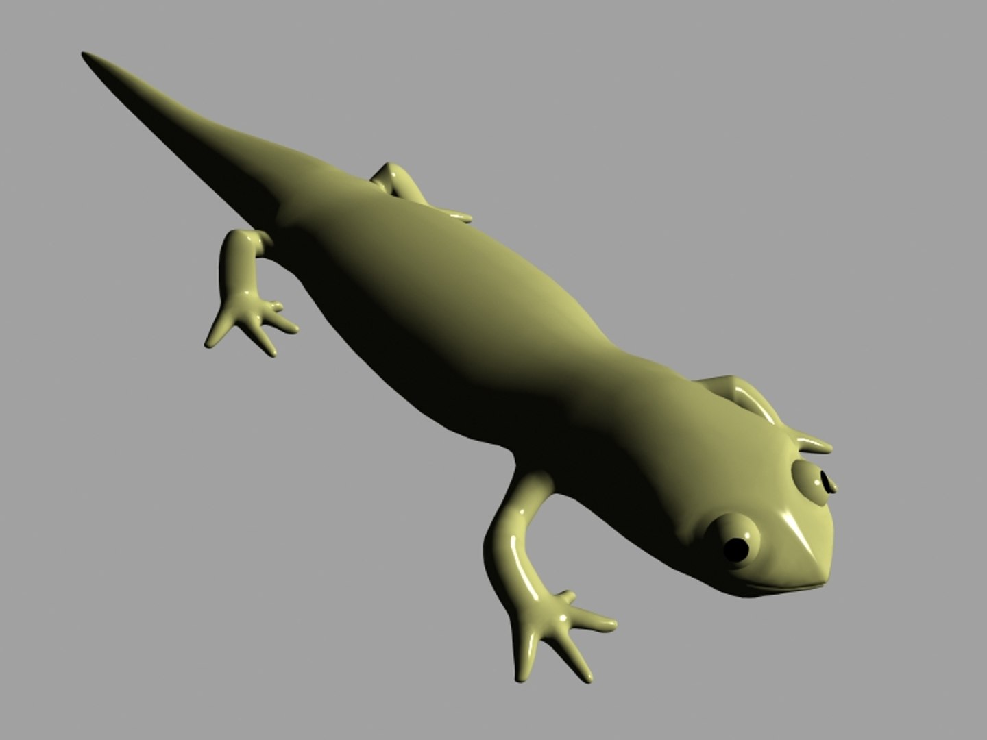 3d Cartoony Lizard