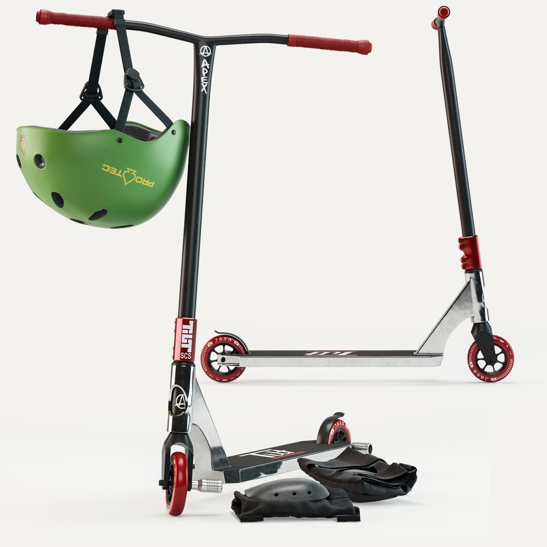 Kick Scooter 3D - TurboSquid 1327718