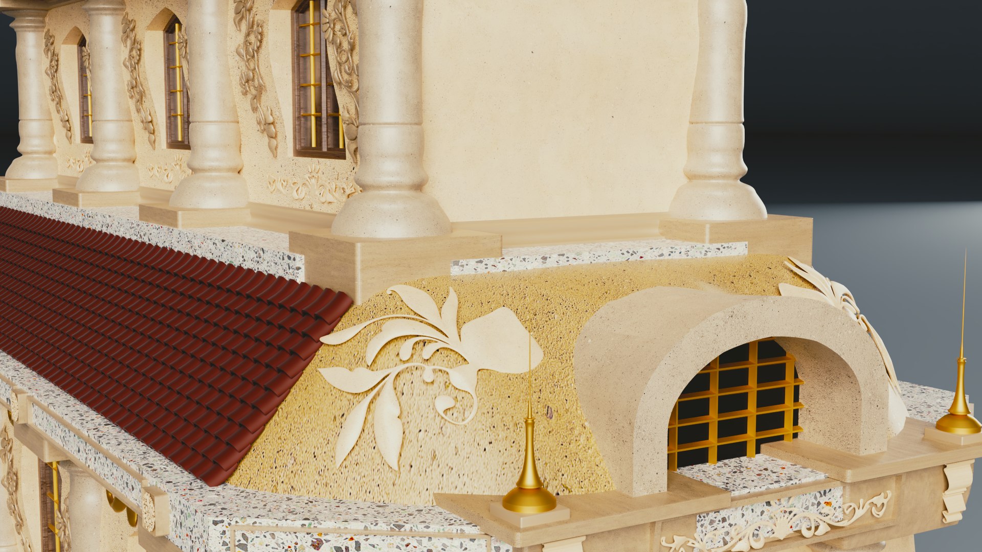 Baroque House 1 0 3D Model - TurboSquid 1434496
