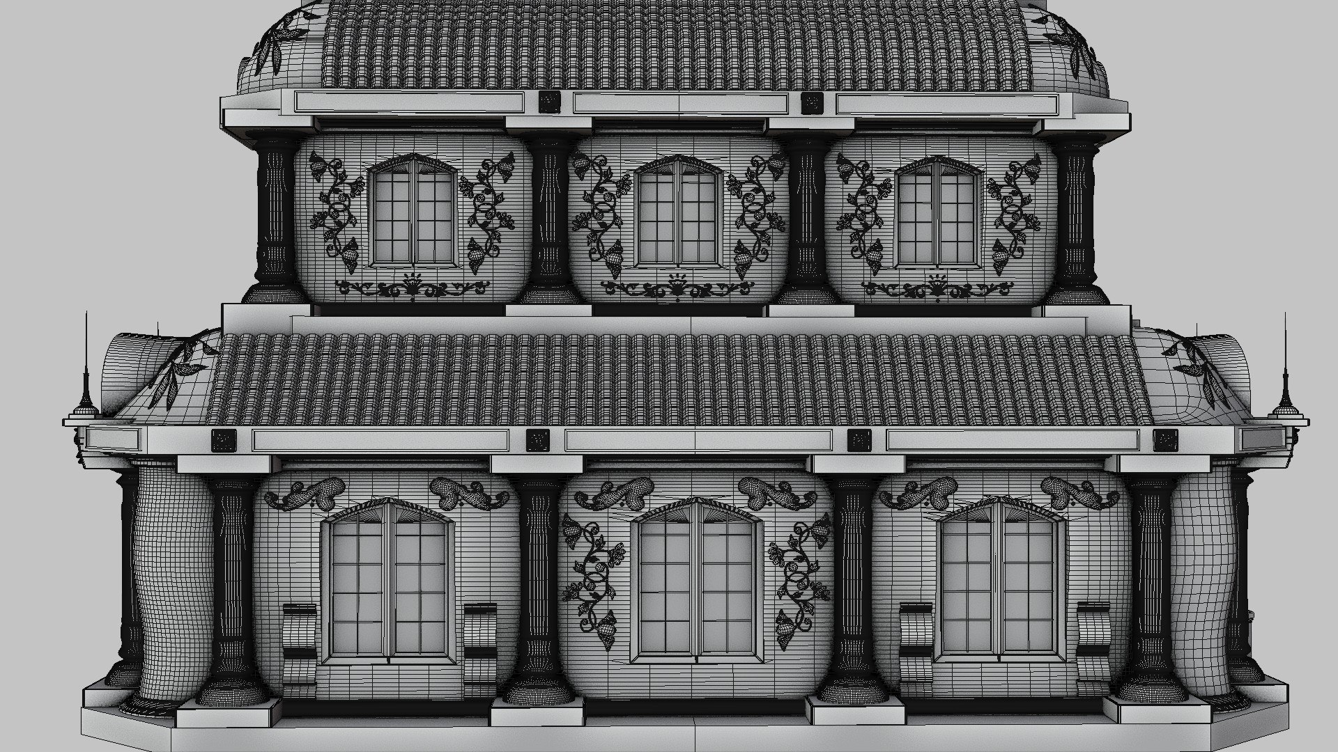 Baroque house 1 0 3D model - TurboSquid 1434496