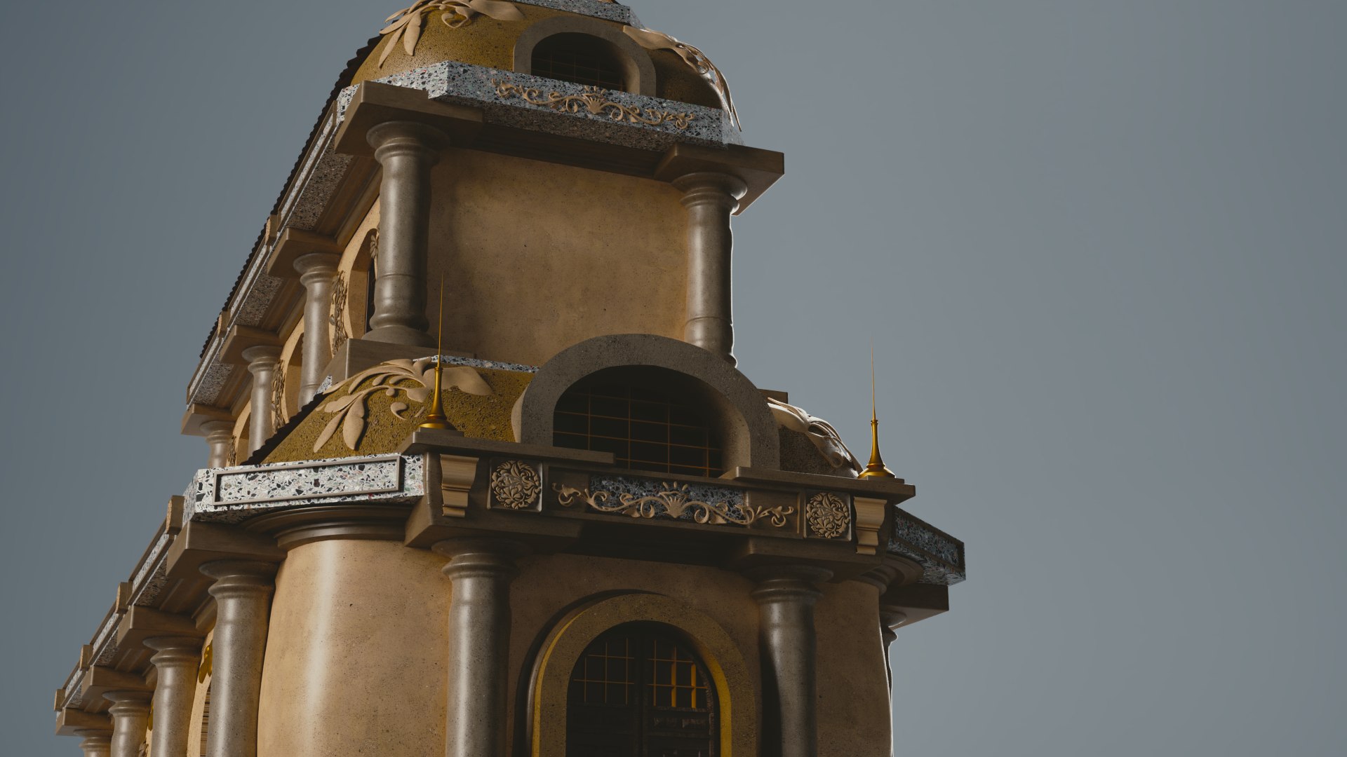 Baroque House 1 0 3D Model - TurboSquid 1434496