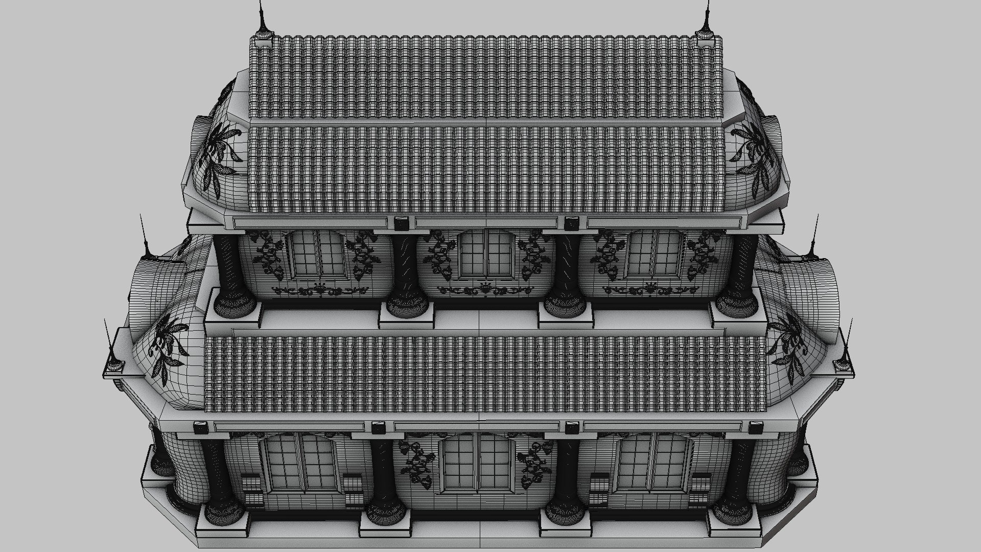 Baroque House 1 0 3D Model - TurboSquid 1434496