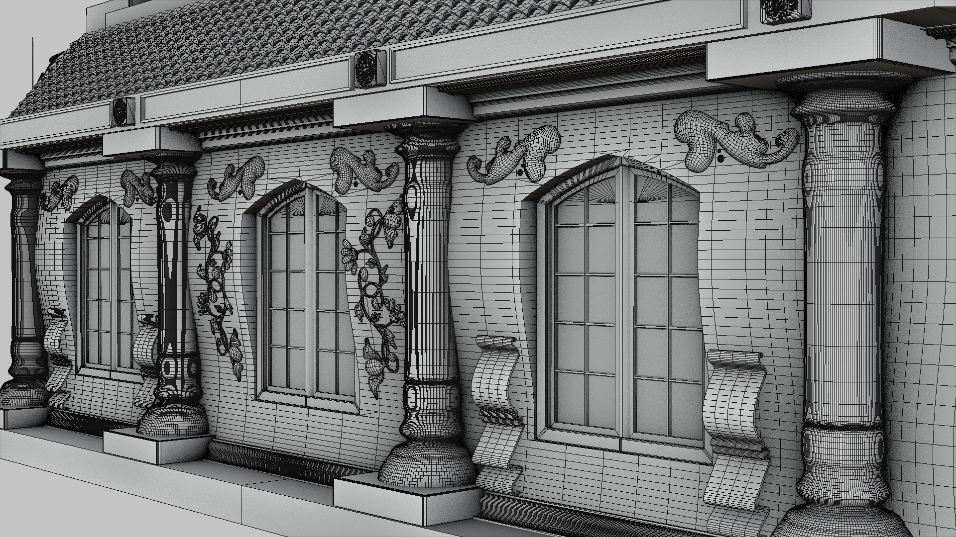 Baroque House 1 0 3D Model - TurboSquid 1434496