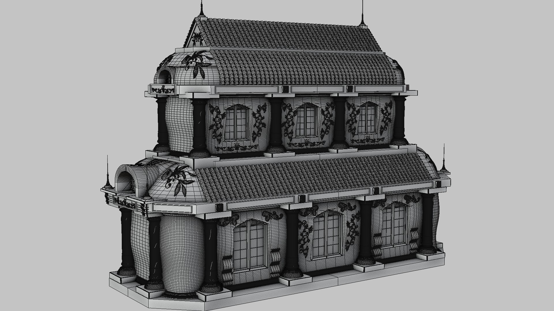 Baroque House 1 0 3D Model - TurboSquid 1434496