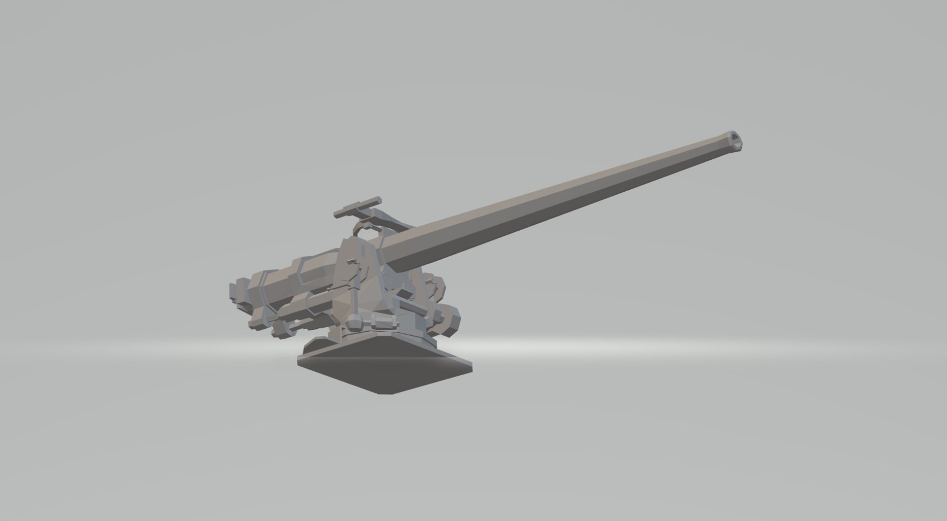 3D 5 Inch Deck Gun Model - TurboSquid 1432481
