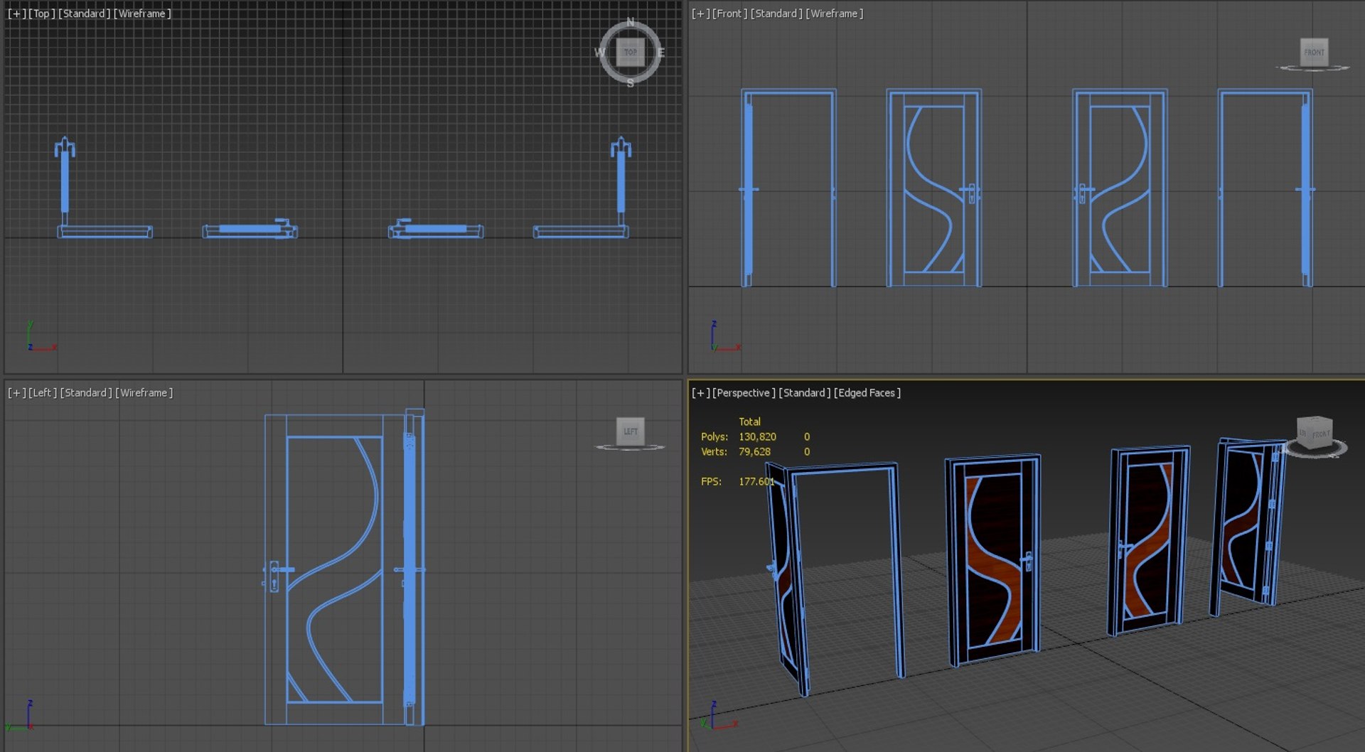 Door Design 29 Model - TurboSquid 2213540