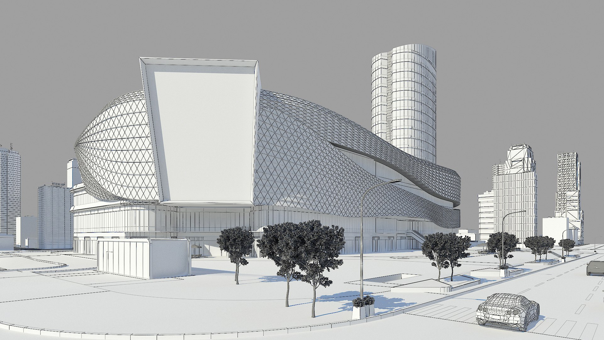 3D Modern Building Collection 14 - TurboSquid 1999634