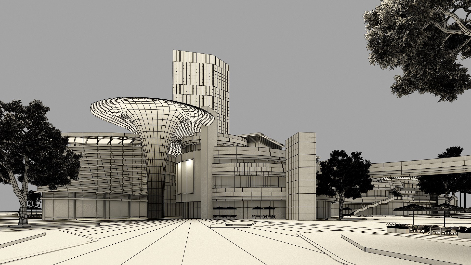 3D Modern Building Collection 14 - TurboSquid 1999634