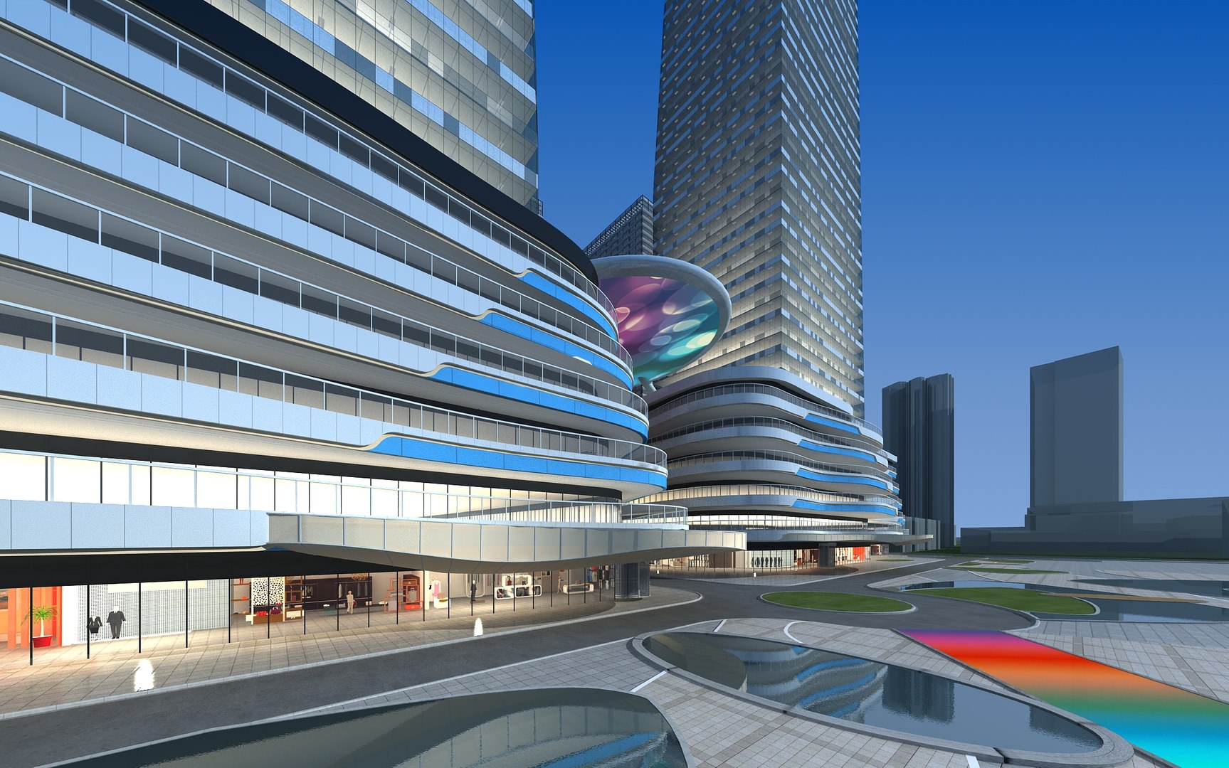 3D Modern Building Collection 14 - TurboSquid 1999634