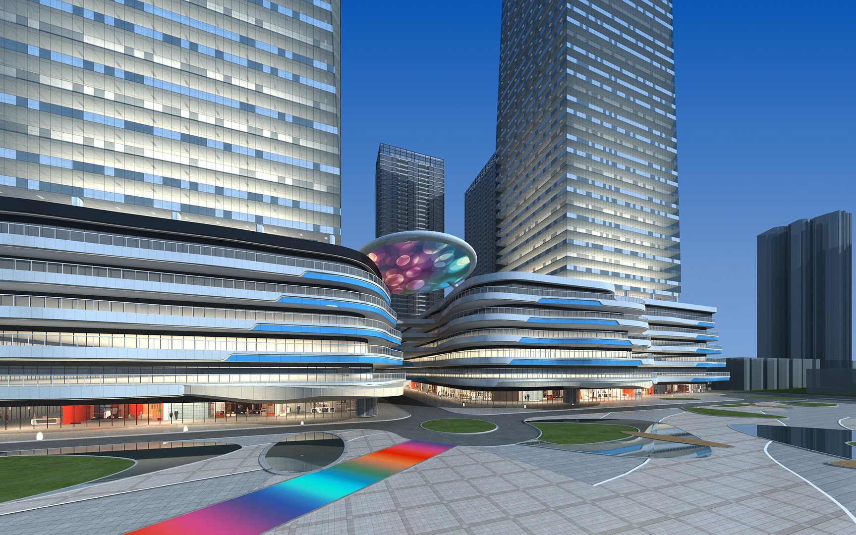 3D Modern Building Collection 14 - TurboSquid 1999634