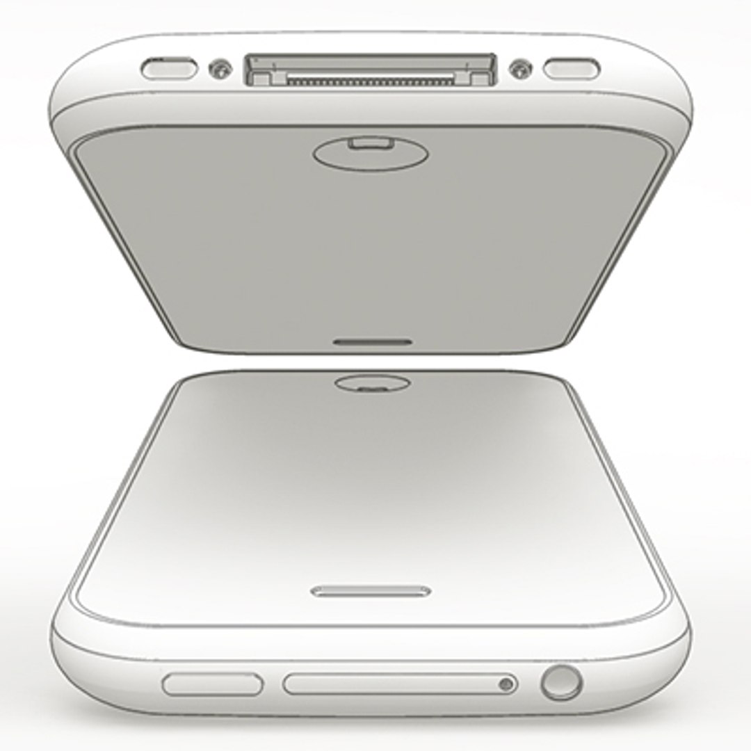 Apple Iphone 3g Cellular Phone 3d Model