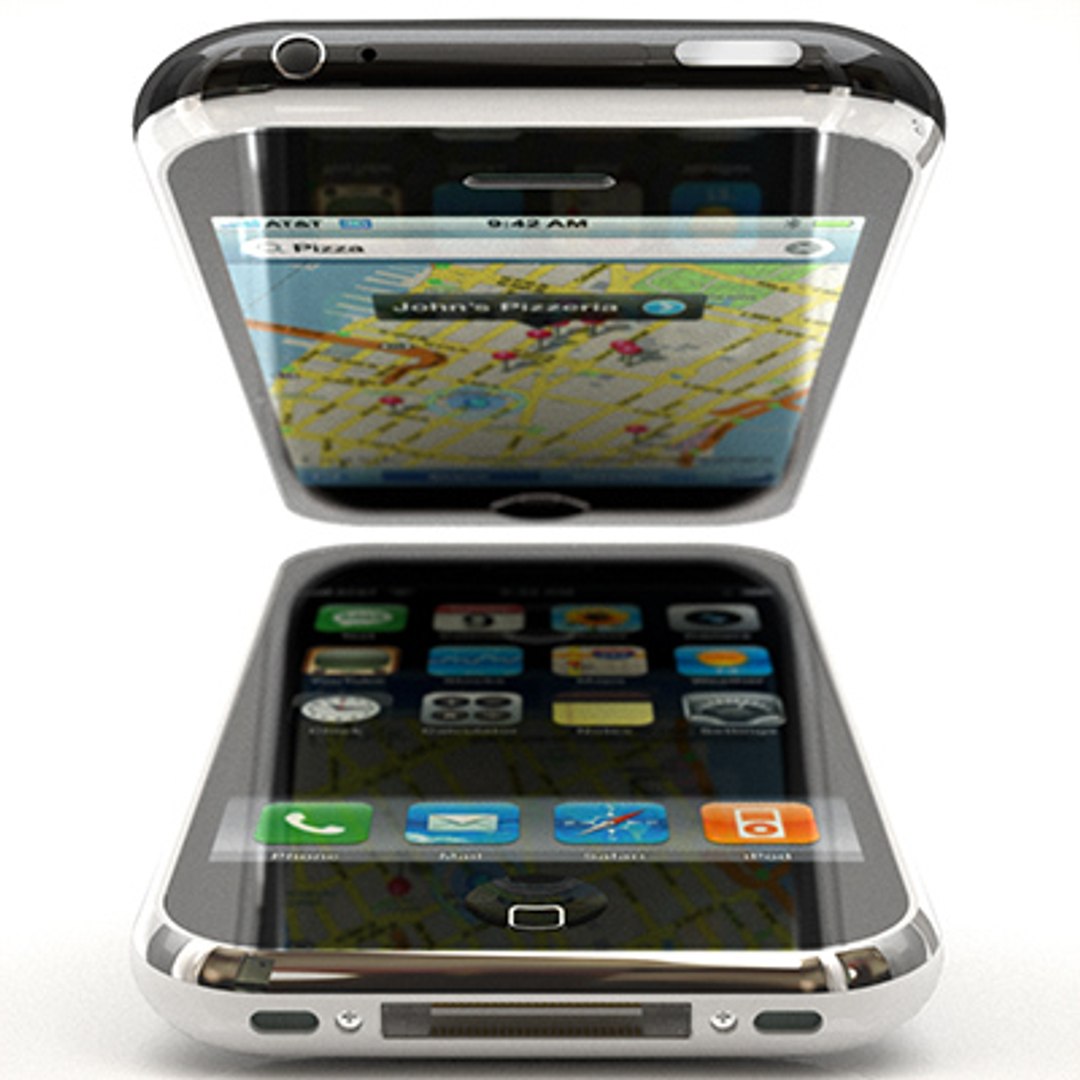 Apple Iphone 3g Cellular Phone 3d Model